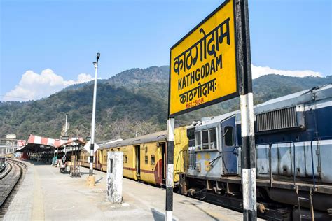 Kathgodam Uttarakhand India September 25 2023 Indian Railway Train