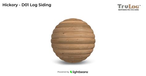 Hickory D01 Log Siding Texture From Trulog Siding Lightbeans