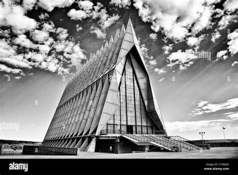 Air Force Academy Cadet Chapel Completed In 1962 At The United States