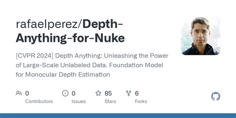 Github Rafaelperez Depth Anything For Nuke Cvpr Depth Anything Unleashing The Power