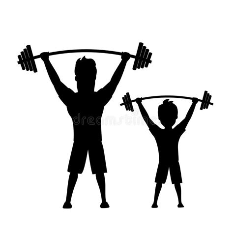 Silhouette Of Father And Daughter Dancing Together Holding Hands