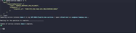 sap hana cloud fallback snapshots sap community