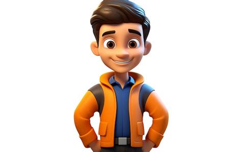 Premium Ai Image 3d Cartoon Rendering Of An Apprentice