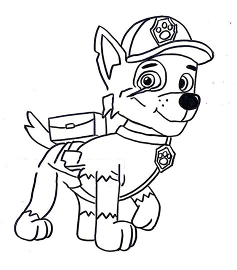 汪汪队灰灰小时候简笔画 图文简单（漂亮17张） 简笔画图片大全