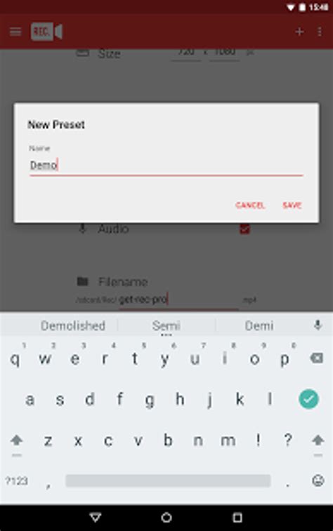 Android 용 Rec Screen Recorder Apk 다운로드