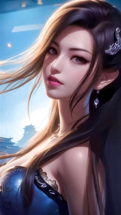 《天行九歌》明珠夫人 碧海潮女妖ai高清手机壁纸 搜狐大视野 搜狐新闻