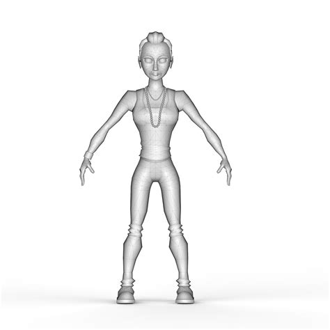 루시 만화 소녀 3d 모델 7 Unknown Fbx Max Free3d
