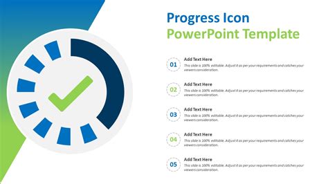 Progress Icon PowerPoint Template PPT Templates