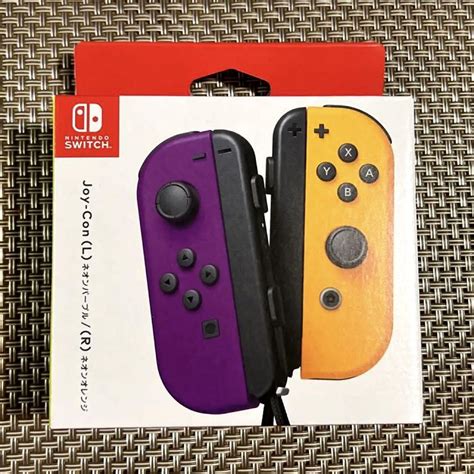 任天堂 Joy Con L ネオンパープル R ネオンオレンジ Nintendo Switch Switch用コントローラー クリスマスツリー特価！