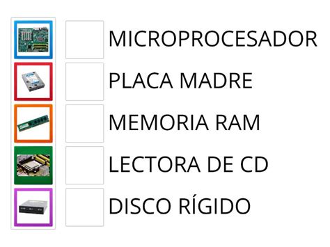 Componentes Internos Match Up