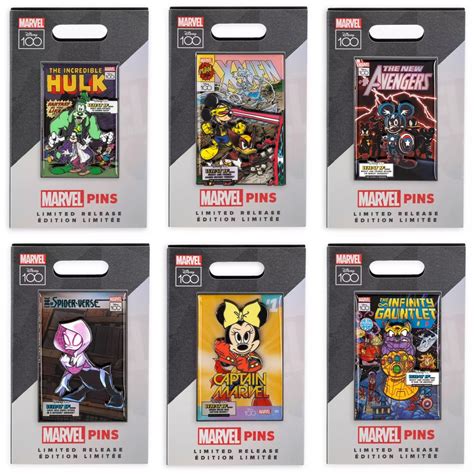 Marvel X Disney 100 Pin Collection At Shopdisney And Disney Parks Disney Pins Blog