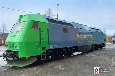 Locomotive Nordic Refinance 15 Tme Diesel Locomotives For Hungarian