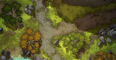 Forest Path Battle Map For Dungeons And Dragons 24x34 Album On Imgur