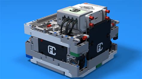Box Robot Three With Large NXT Wheels FLLCasts