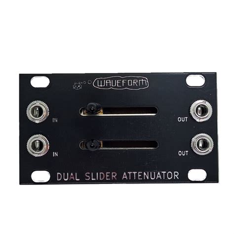 1u Dual Slider Attenuator Waveform Diy Project Passive Attenuator