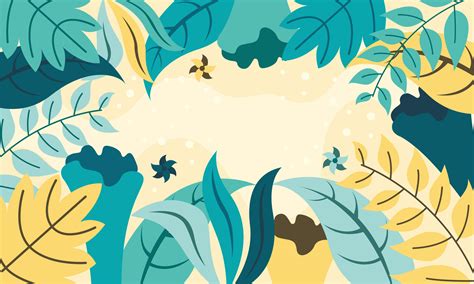Flat Design Abstract Floral Background 39645941 Vector Art At Vecteezy