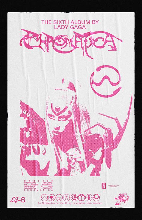 Lady Gaga Chromatica Poster Behance