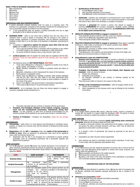 Commercial Law Business Organizations Download Free Pdf Corporations Partnership
