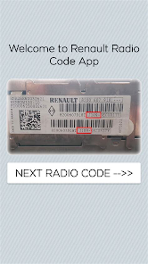 Renault Radio Code Compilation For Android Download