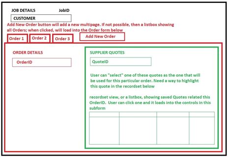 2 Subform Layout Rmsaccess