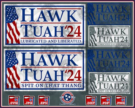 Hawk Tuah Svg Hawk Tuah Girl Spit On That Thang Cnc Machine Cut