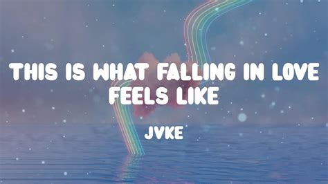 Jvke This Is What Falling In Love Feels Like Lyrics YouTube