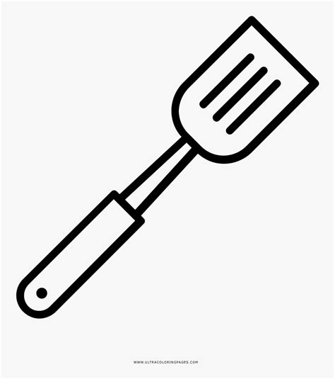 Knife Coloring Book Kitchen Cuchara Dibujo Para Colorear HD Png Download Kindpng