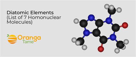 Diatomic Elements List Of Homonuclear Molecules