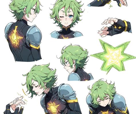 Artstation 525 Anime Galactic Hero Characters With Multiple Face Angle Reference Art Diverse