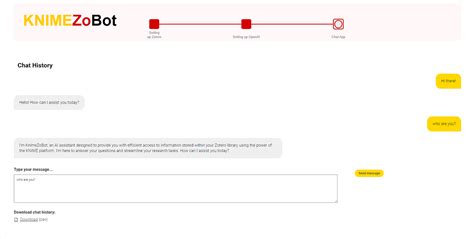 knime med chat bot a low code solution for ai driven conversational