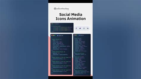 Social Media Icon Animation Subscribe Htmlcss Programming Youtube
