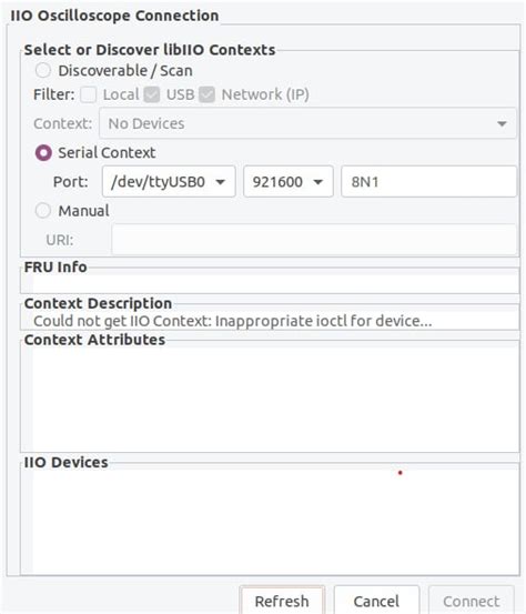 USRP E312 AD9361 IIO Oscilloscope Doesn T Work Q A Microcontroller No OS Drivers