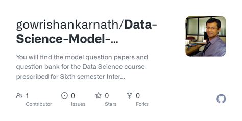 Github Gowrishankarnath Data Science Model Question Papers You Will Find The Model Question