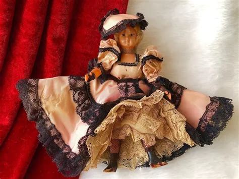 Antigua Mu Eca Sololoy Celuloide Bailarina De Can Can Mercadolibre