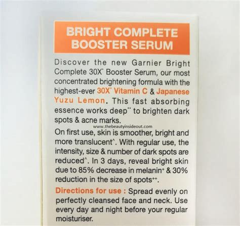 Garnier Vitamin C Serum Review With Ingredient Analysis And Side Effects