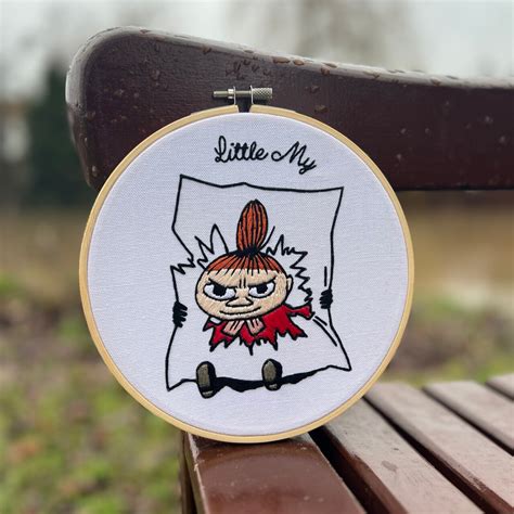 Little My Embroidery Kit Moomin The Crafty Kit Company