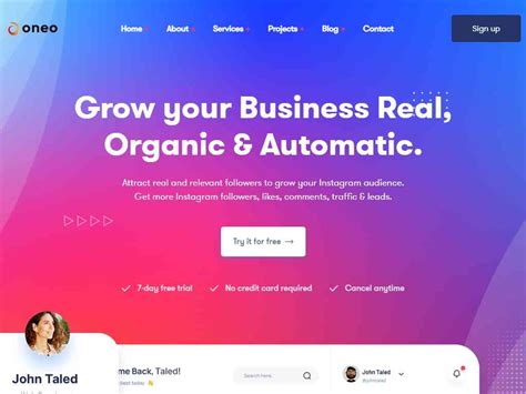 oneo Премиум Шаблоны bootstrap bootstrapТема