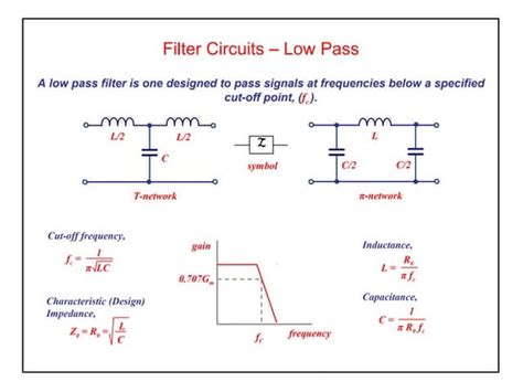low pass filters