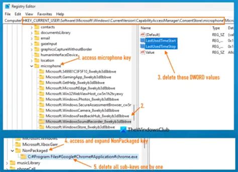 Delete Last Accessed Timestamp For Location Camera Microphone
