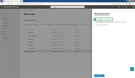 How To Reset A Users Password In Microsoft 365