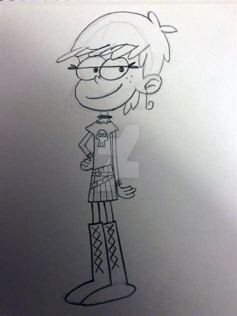 Luna Loud Sketch By Chelsealunastirling On Deviantart