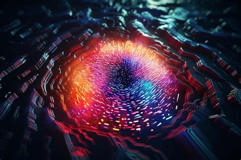 Premium Photo Abstract Image Of A Persons Fingerprint With A Generative Ai