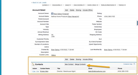 Salesforce Merge Contacts Merge Duplicate Contacts