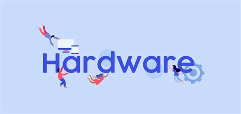 hardware illustration technological computer support with repair
