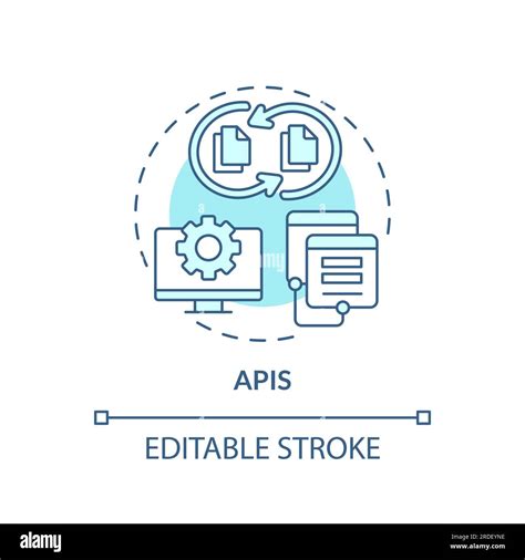 2d Apis Concept Linear Icon Stock Vector Image And Art Alamy