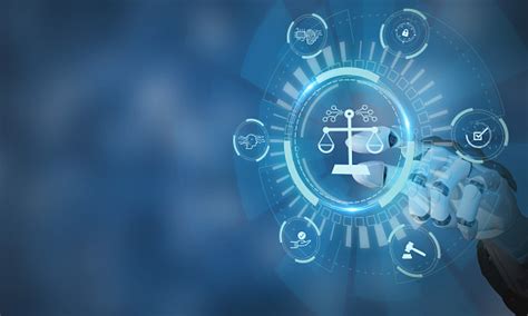 Ai 윤리 또는 Ai 법률 개념 Ai 윤리 강령 개발 규정 준수 규정 표준 비즈니스 정책 및 기계 학습 알고리즘의 의도하지 않은 편향으로부터 보호하기 위한 책임 인공지능에