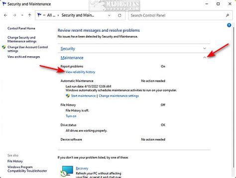How To View Your Reliability History In Windows 10 And 11 Majorgeeks