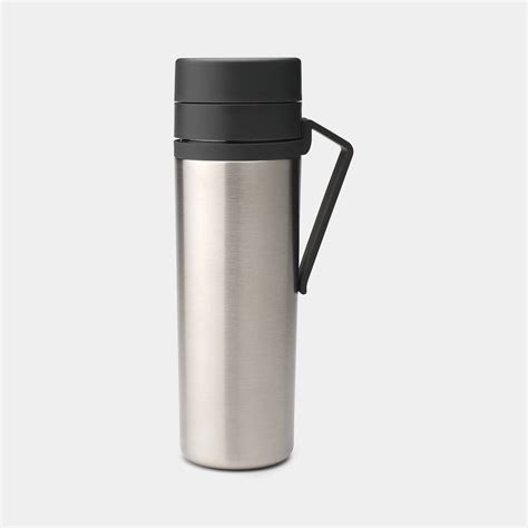 Make And Take Insulated Flask 0 5 Litre Dark Grey Brabantia
