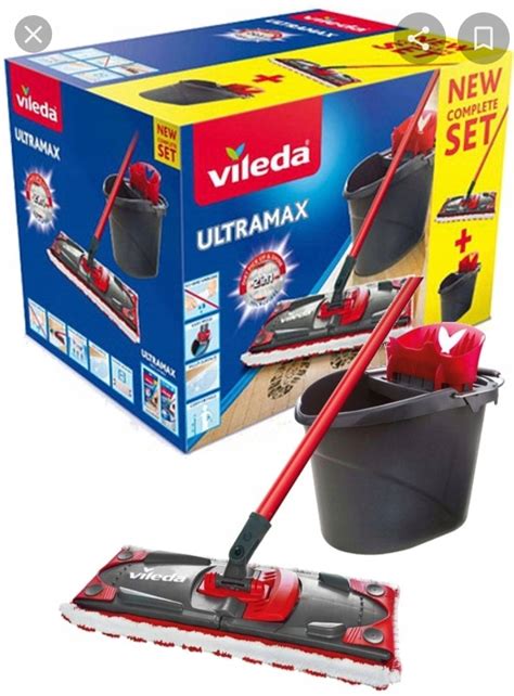 Mop Vileda Ultramax Box Plus Wiadro Plus Wyciskacz Oficjalne Archiwum Allegro