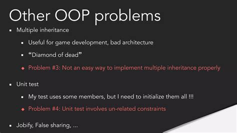 ecs part 1 3 introduction to data oriented design ppt